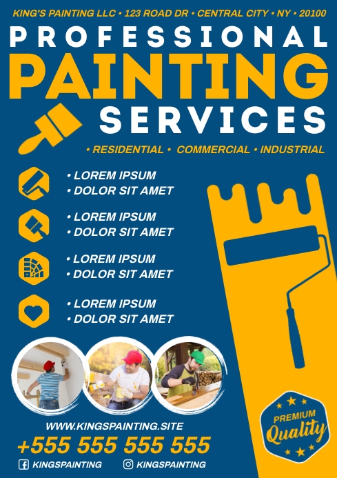 Copy of PAINTING SERVICES POSTER | PosterMyWall