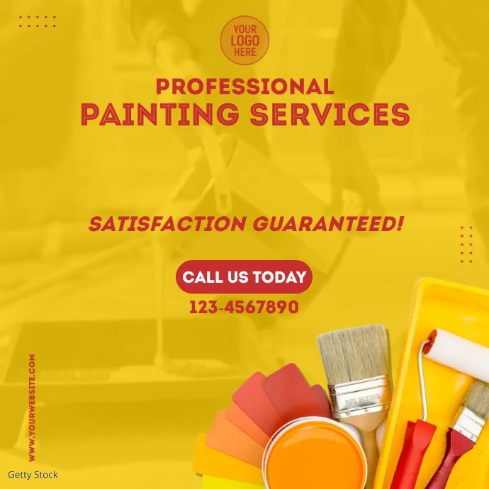 Painting Services Video Ad Template | PosterMyWall