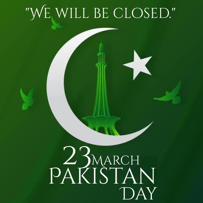 Pakistan day Template | PosterMyWall