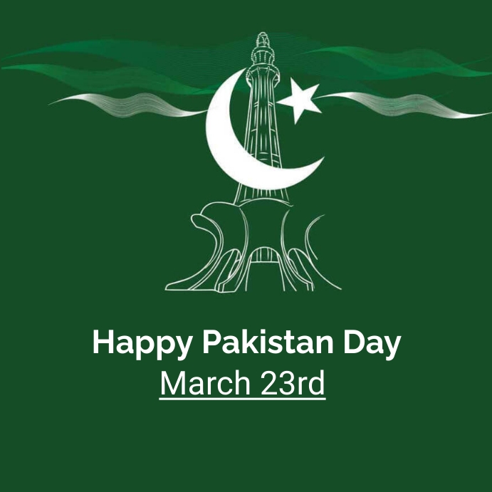 pakistan day Template | PosterMyWall
