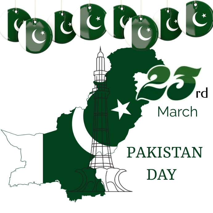 Pakistan day Template | PosterMyWall