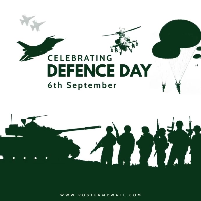 Pakistan Defence Day Template | PosterMyWall