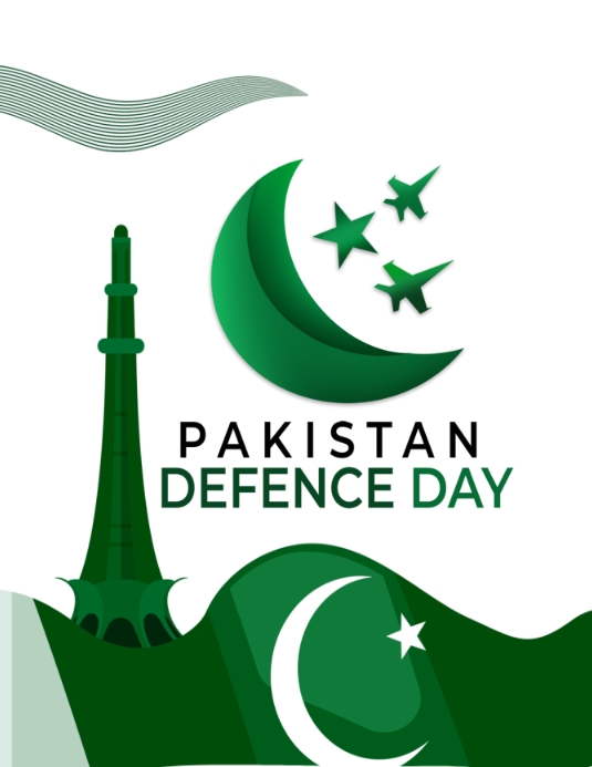 Pakistan Defence Day Flyer Template | PosterMyWall