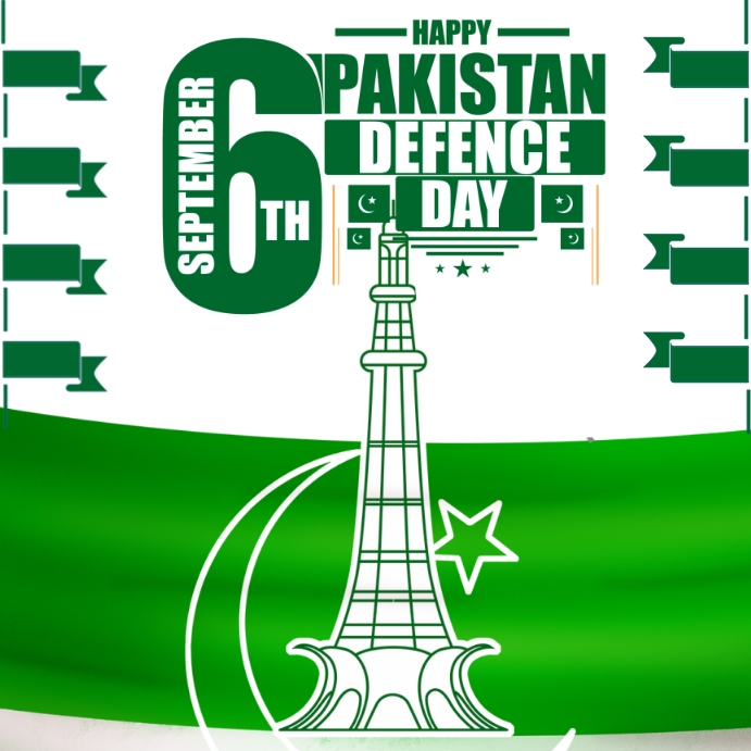 Pakistan Defence Day Flyer Template | PosterMyWall