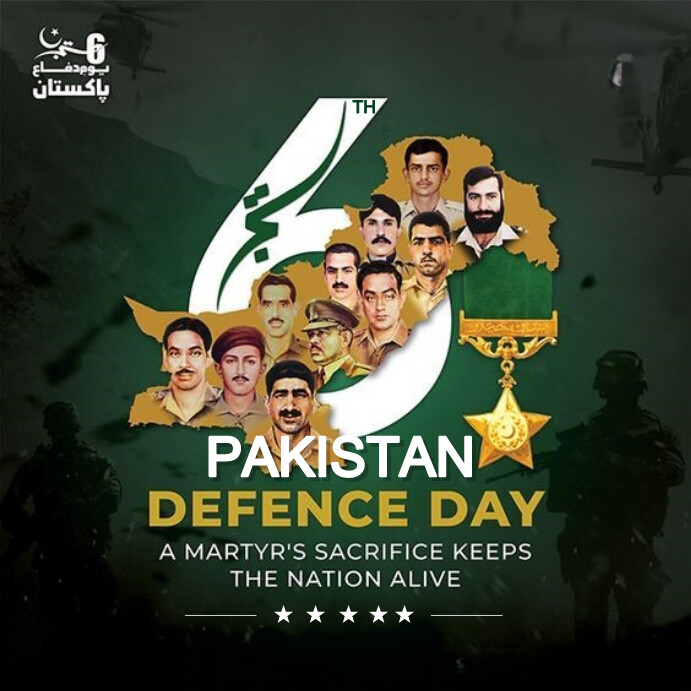 Pakistan Defence Day Instagram Post Template | PosterMyWall