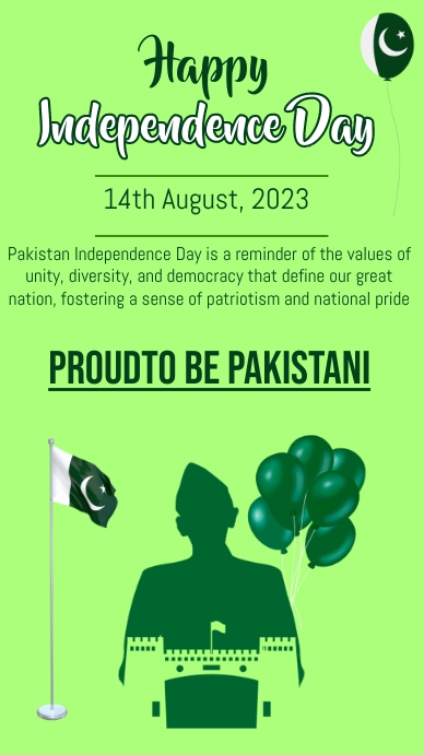 pakistan independence day,pakistan day 14 aug Template | PosterMyWall