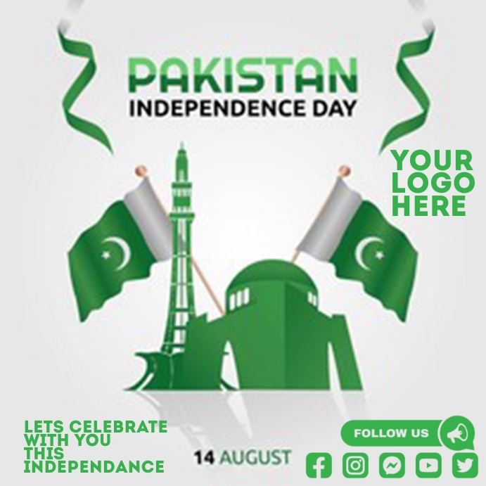 Pakistan Independence Day Template | PosterMyWall