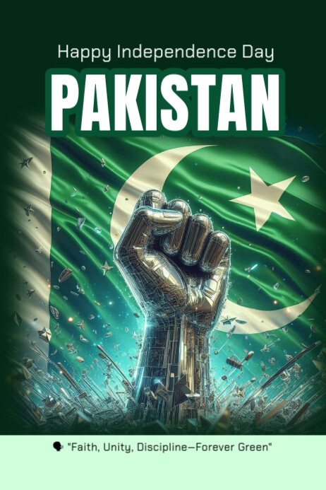 Pakistan independence day Template | PosterMyWall