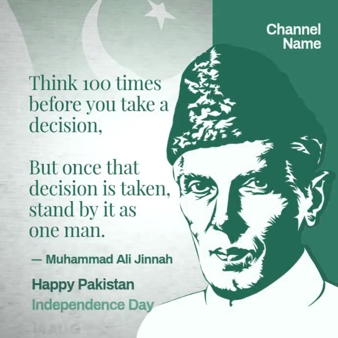 Pakistan Independence Day Post Template | PosterMyWall