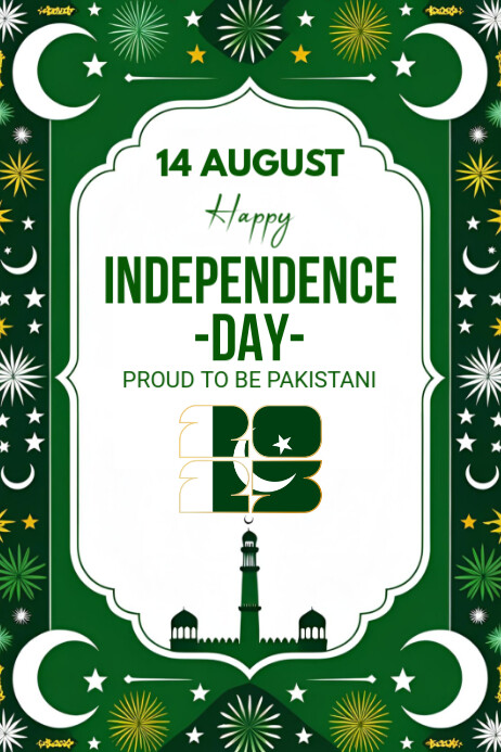 Pakistan Independence Day Poster Template | PosterMyWall