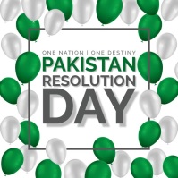 Pakistan Resolution Day Template | PosterMyWall