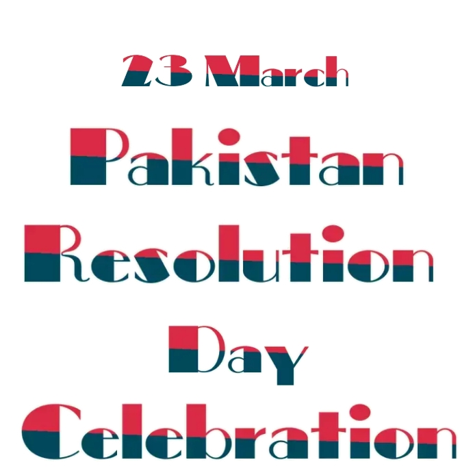 Pakistan resolution day Instagram post Template | PosterMyWall
