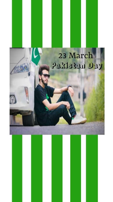 Pakistan RESOLUTION Day Instagram Story Template | PosterMyWall