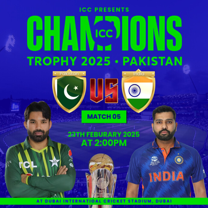 Copy of Pakistan Vs India | PosterMyWall