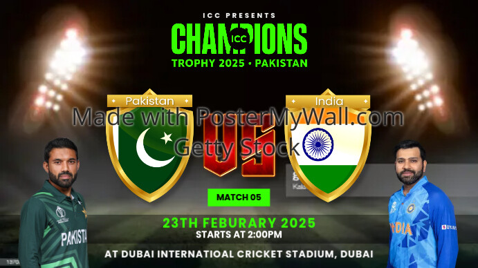 Copy of Pakistan Vs India | PosterMyWall