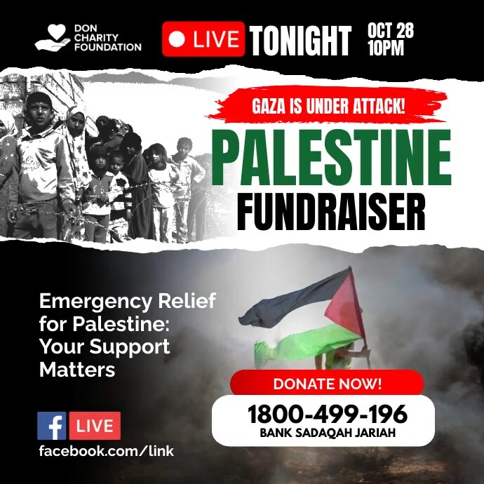 Copy of Palestine Charity Day Ad Instagram Facebook | PosterMyWall