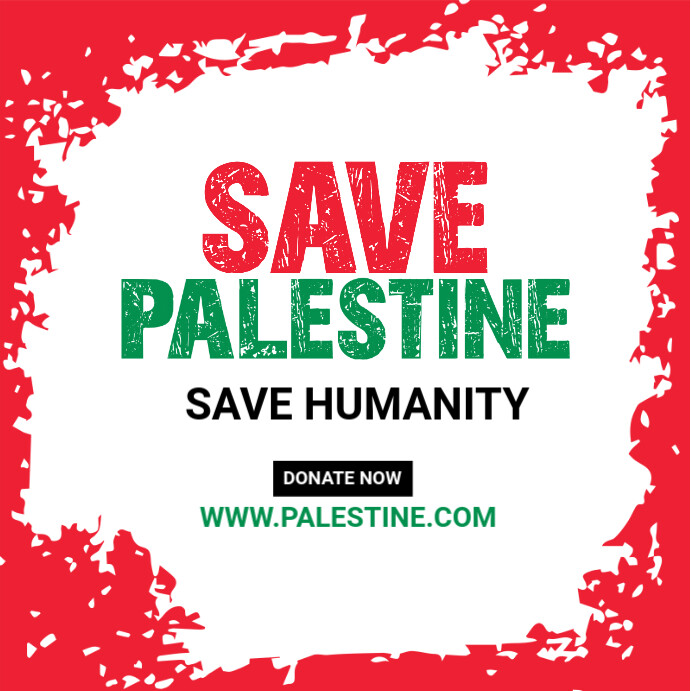 Palestine donation social media post Template | PosterMyWall