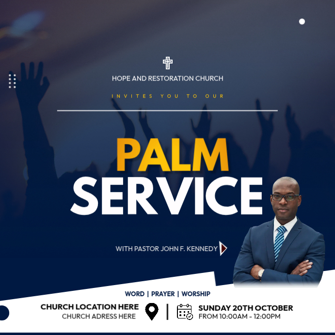 Copy of Palm service | PosterMyWall