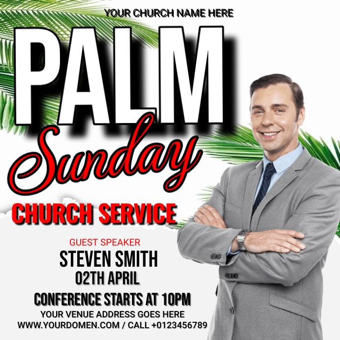 Palm Sunday (2) Template | PosterMyWall