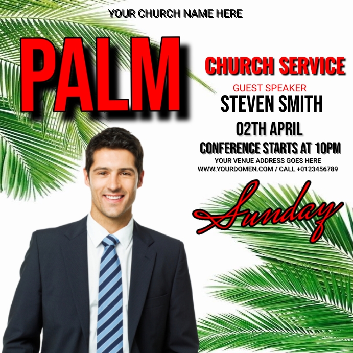 Palm Sunday (2) Template | PosterMyWall