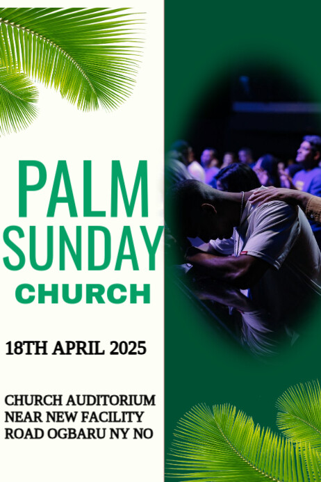 PALM SUNDAY Template | PosterMyWall