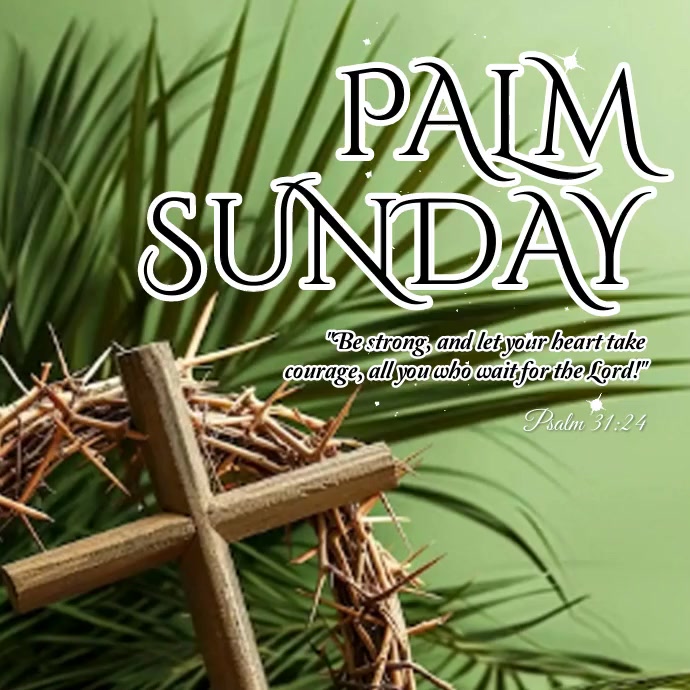 Palm Sunday Template | PosterMyWall