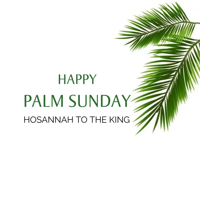 Palm Sunday Template | PosterMyWall