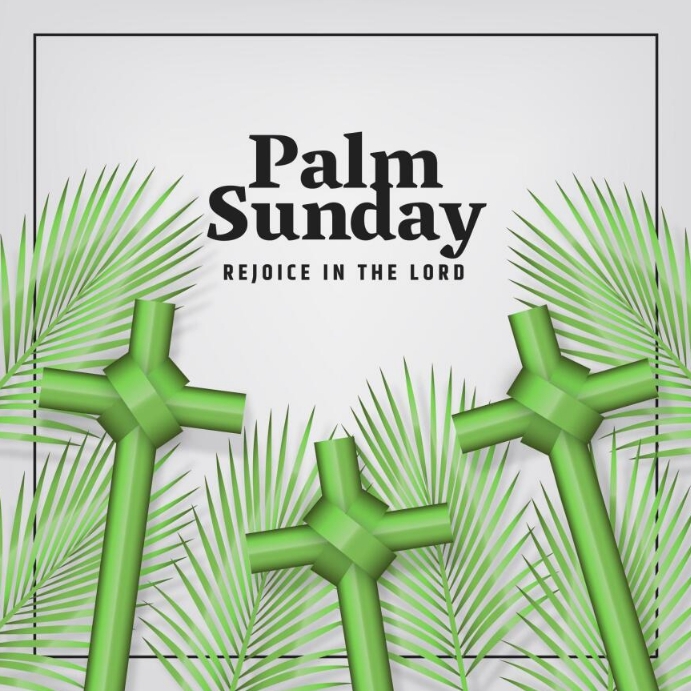 Palm Sunday Template | PosterMyWall