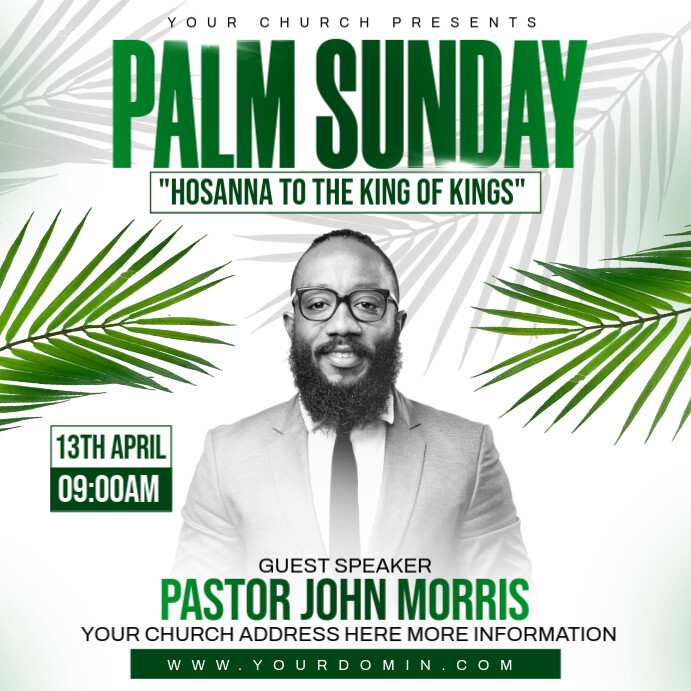Copy of palm sunday | PosterMyWall