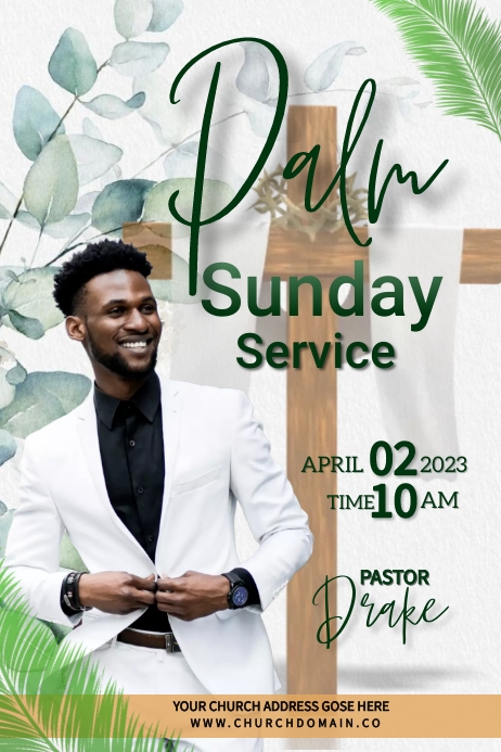 PALM SUNDAY Template | PosterMyWall