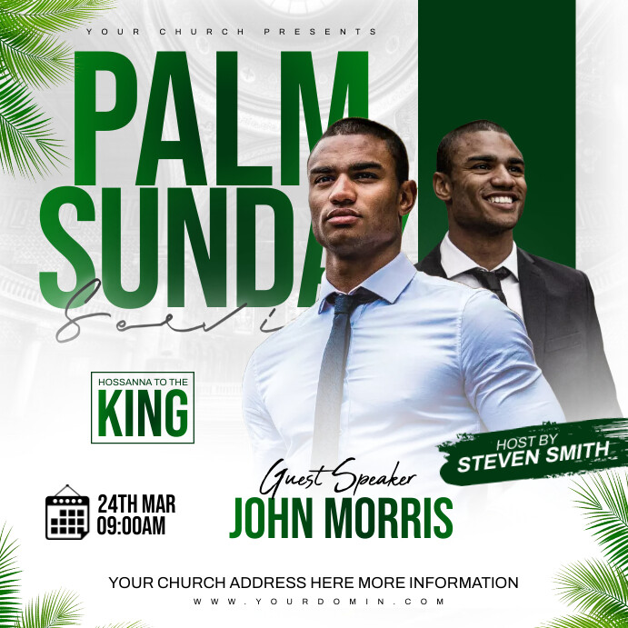 Copy of Palm Sunday | PosterMyWall