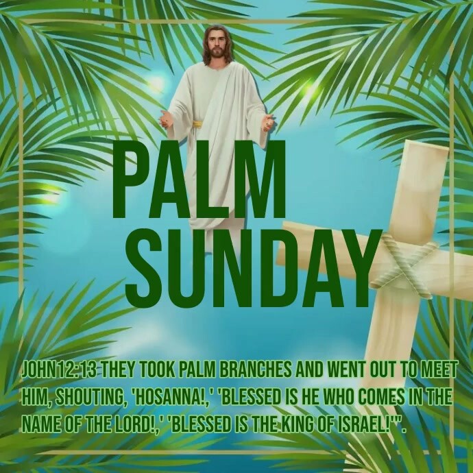 Palm Sunday Template | PosterMyWall
