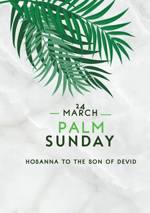 Copy of Palm Sunday | PosterMyWall