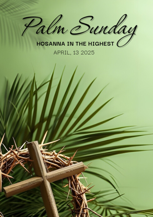 Copy of palm sunday | PosterMyWall