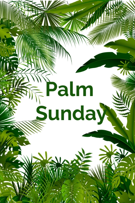 PALM SUNDAY Template | PosterMyWall