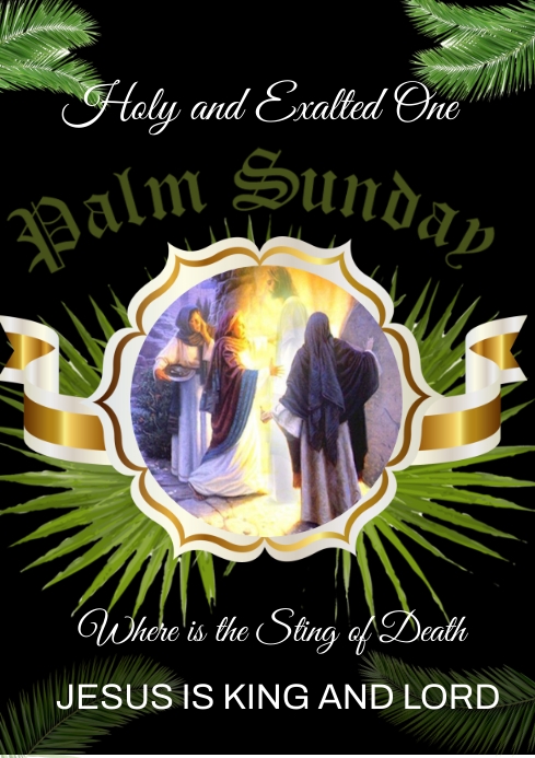 Palm Sunday Template | PosterMyWall