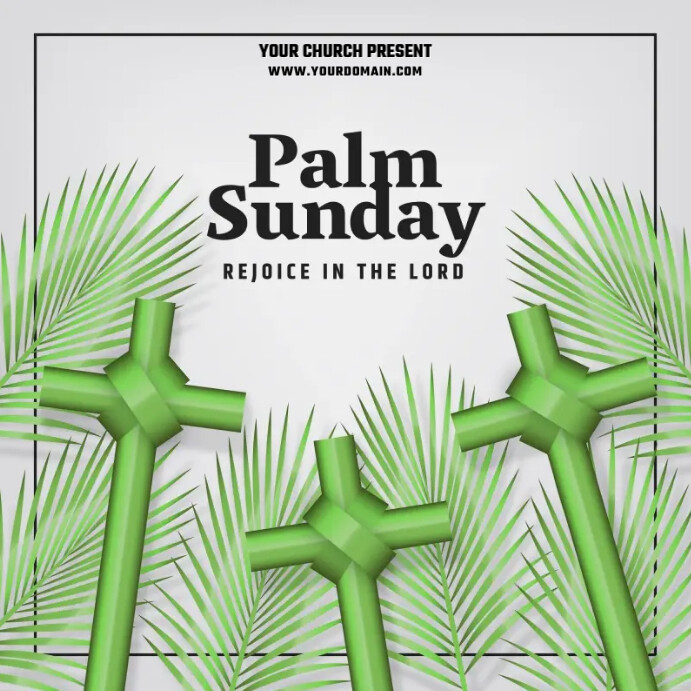 Palm Sunday Template | PosterMyWall