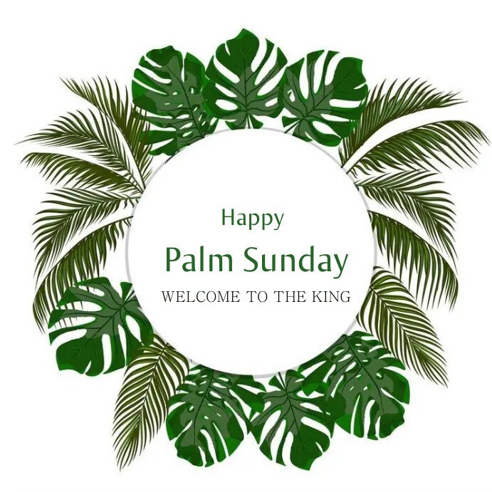 Palm Sunday Template | PosterMyWall