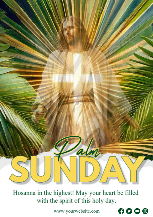 Palm Sunday Template | PosterMyWall