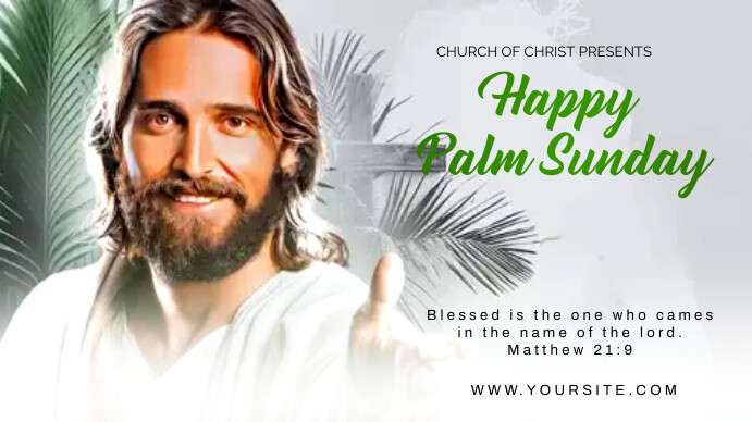 Palm sunday Template | PosterMyWall