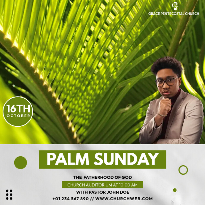 Copy of palm sunday | PosterMyWall