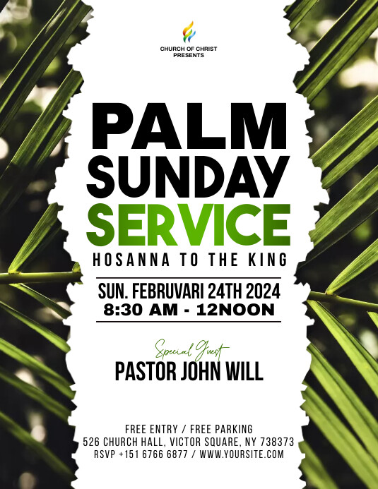 Palm Sunday Letters