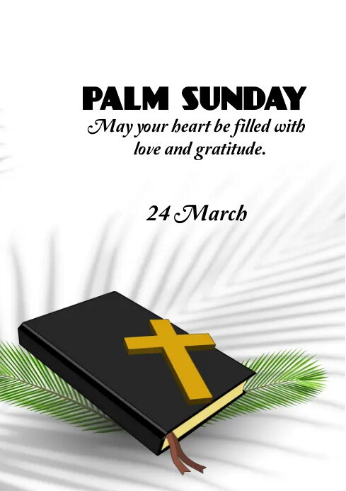 Palm Sunday design template | PosterMyWall