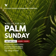 palm sunday flyer Template | PosterMyWall