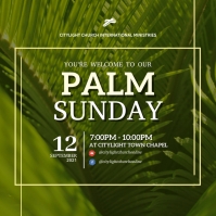 palm sunday flyer Template | PosterMyWall