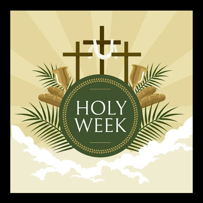 Palm Sunday holy week Template | PosterMyWall