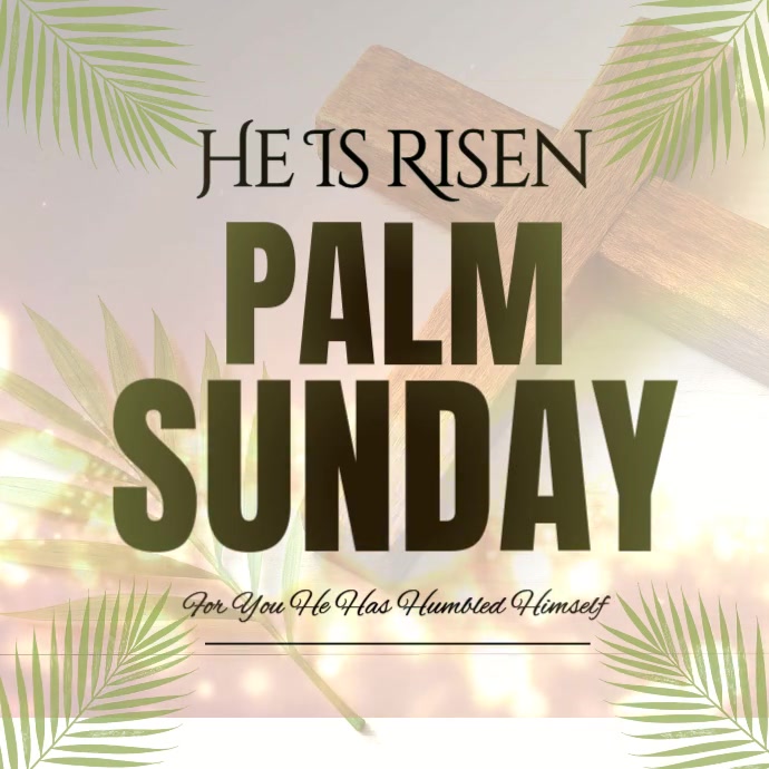 Palm Sunday Instagram Post Template | PosterMyWall