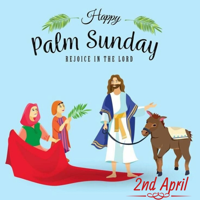 Palm sunday instagram postpu Template | PosterMyWall