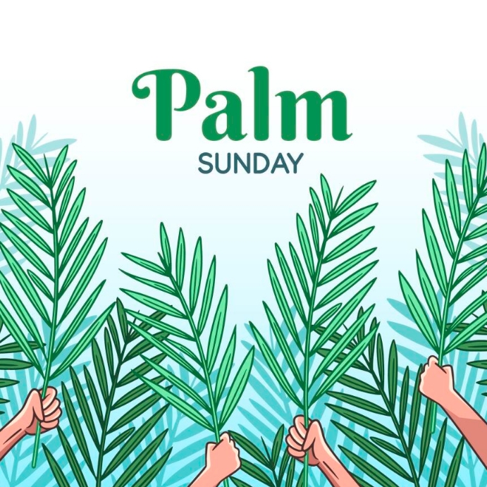 Palm Sunday poster design template | PosterMyWall