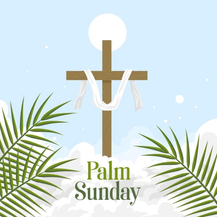 Palm Sunday poster design template | PosterMyWall